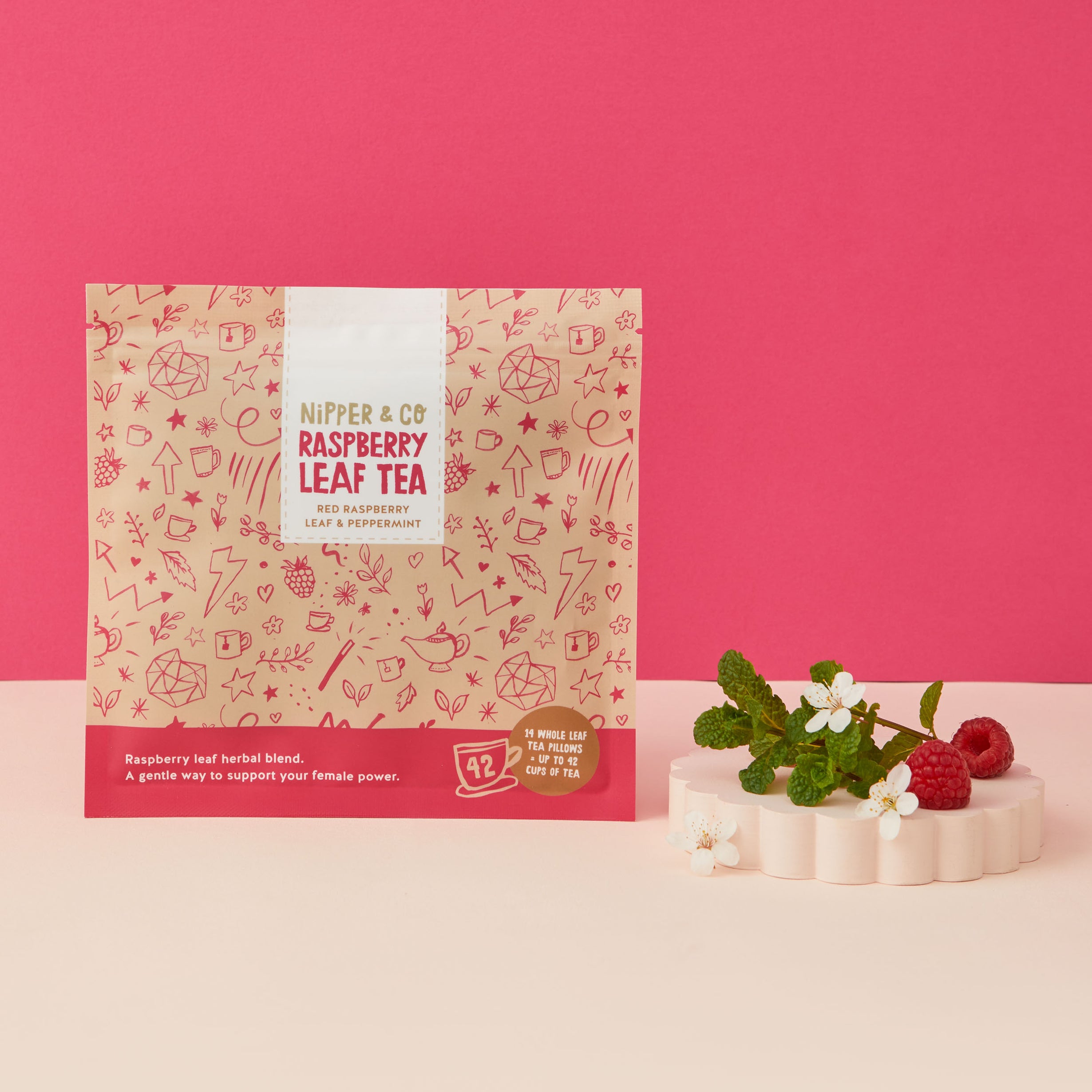 Red Raspberry Leaf Tea, Herbal Infusion for 3rd trimester – NipperAndCo